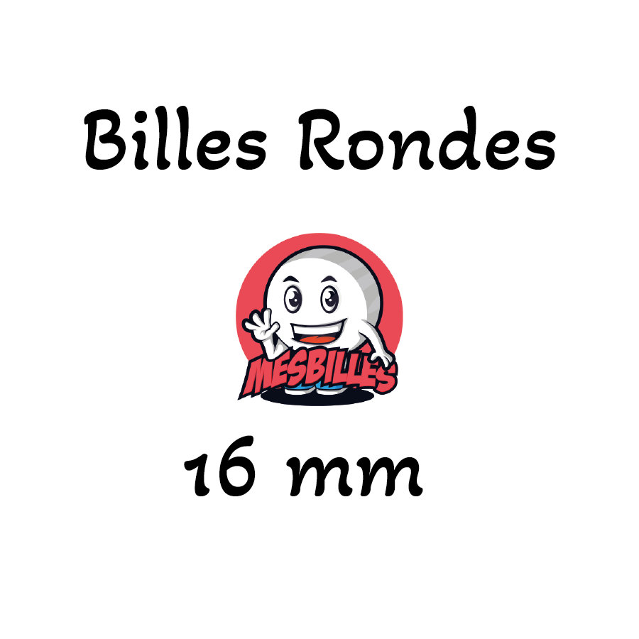 Bille Ronde Standard en Verre | 16mm – MesBilles